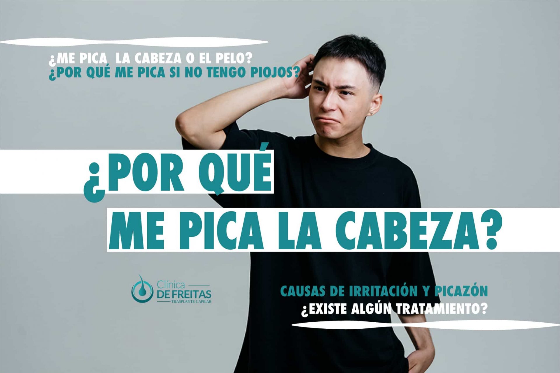 Por qué me pica la cabeza y se me cae el pelo | de Freitas